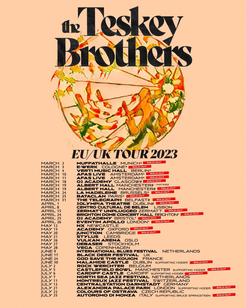 Sam Teskey (The Teskey Brothers): Track Record... - Music Republic Magazine